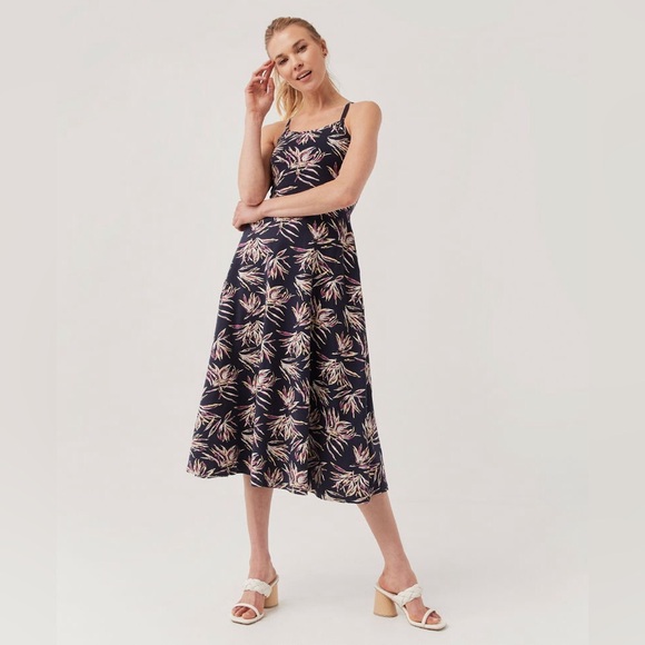 Pact | Dresses | Pact Organic Cotton Fit Flare Midi Dress | Poshmark